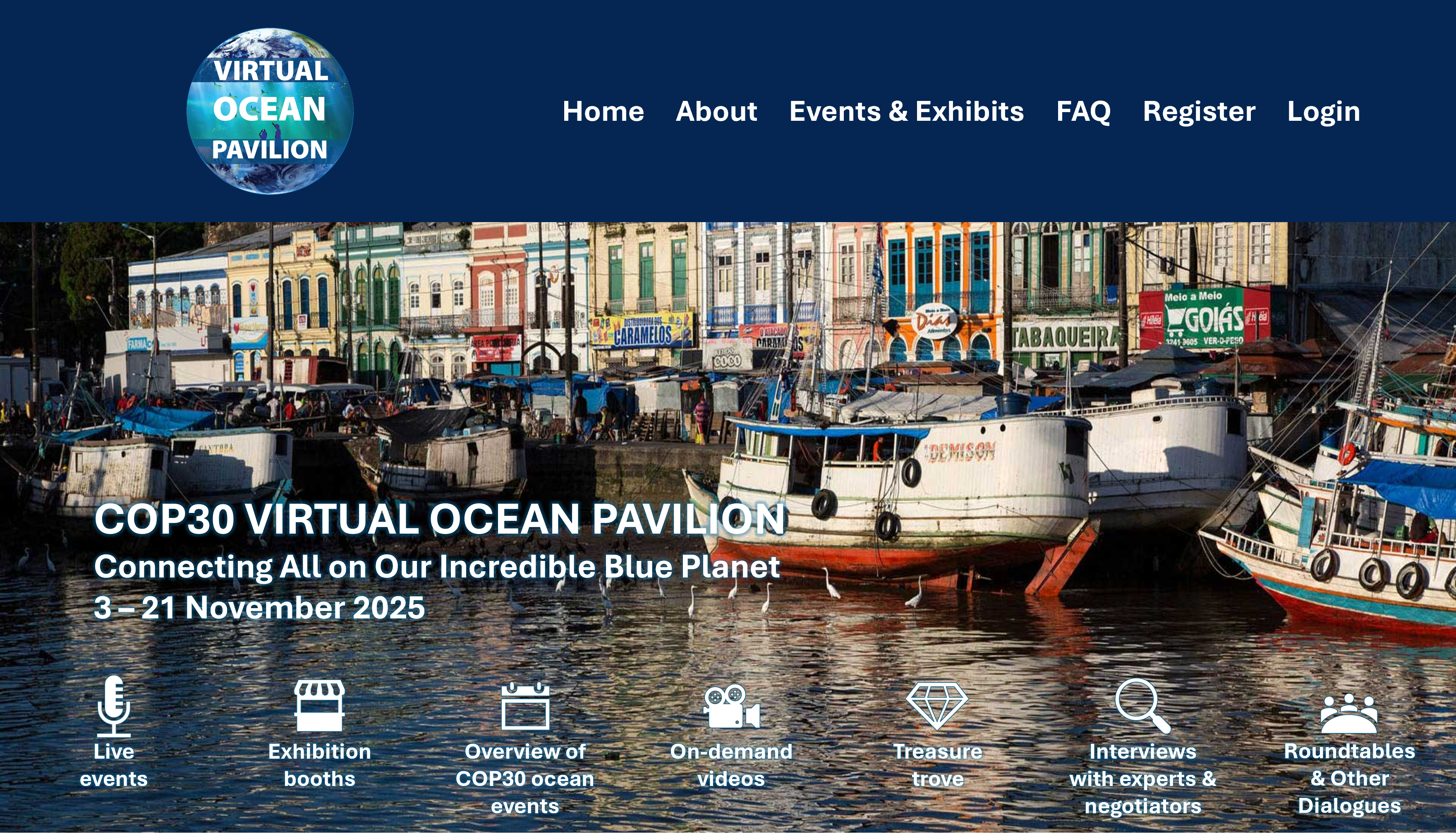 COP30 Virtual Ocean Pavilion – Roadmap to Oceans and Climate Action ...